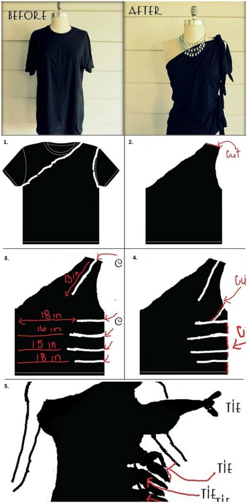 42 DIY T-shirt Makeovers - Teen Crafts