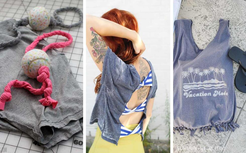 42 DIY T-shirt Makeovers - Teen Crafts